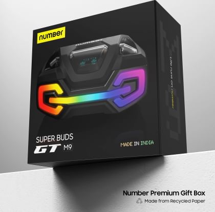Number Super Buds GT M9 Gaming True Wireless Earbuds Price in India ...