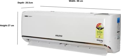 Voltas 183V Vectra ZEN Silver 1.5 Ton 3 Star Inverter Split AC Price in ...