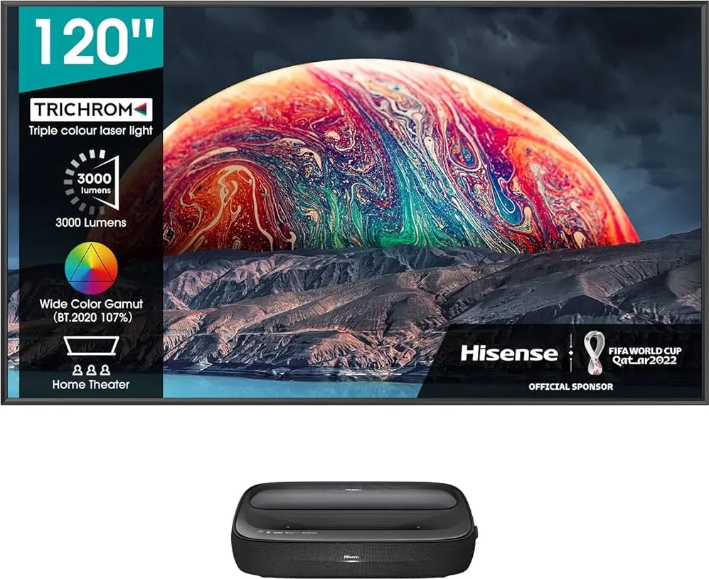 Hisense L5K 120 inch Ultra HD 4K Smart Laser TV Price in India 2025, Full Specs & Review | Smartprix