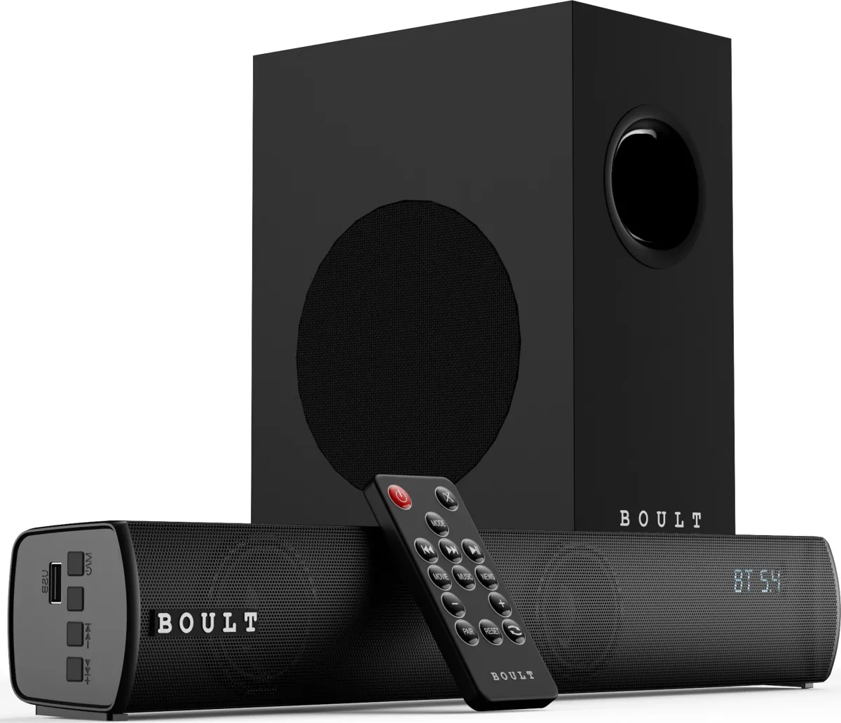 Boult Bassbox X60 60W Bluetooth Soundbar Price in India 2025, Full ...