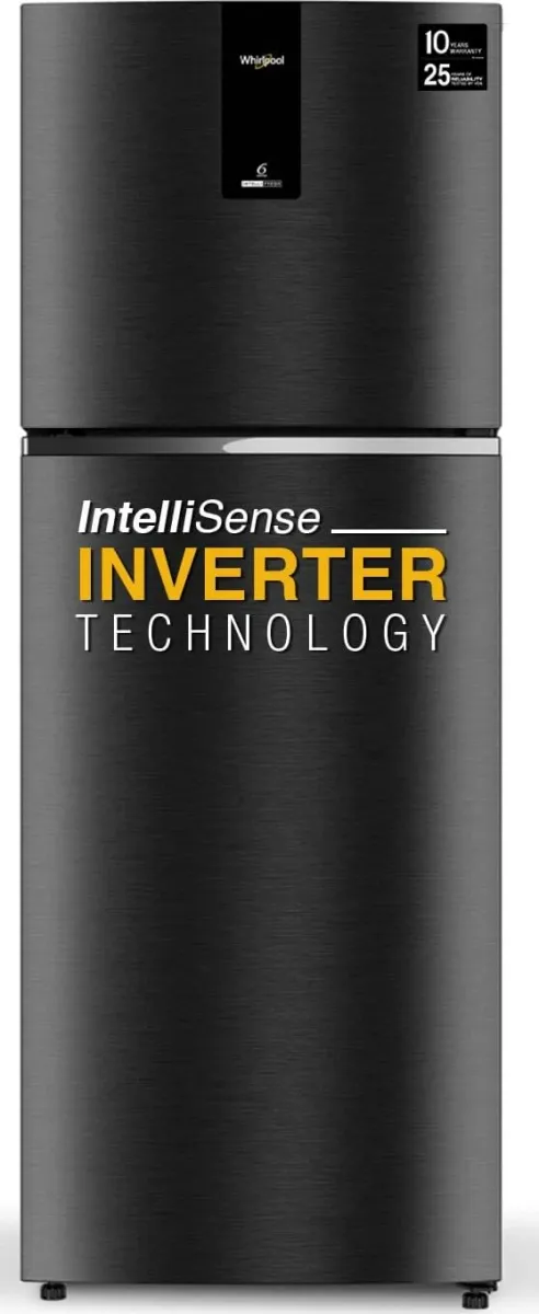 Whirlpool IF INV ELT DF375 Omega Black 327 L 3 Star Double Door ...