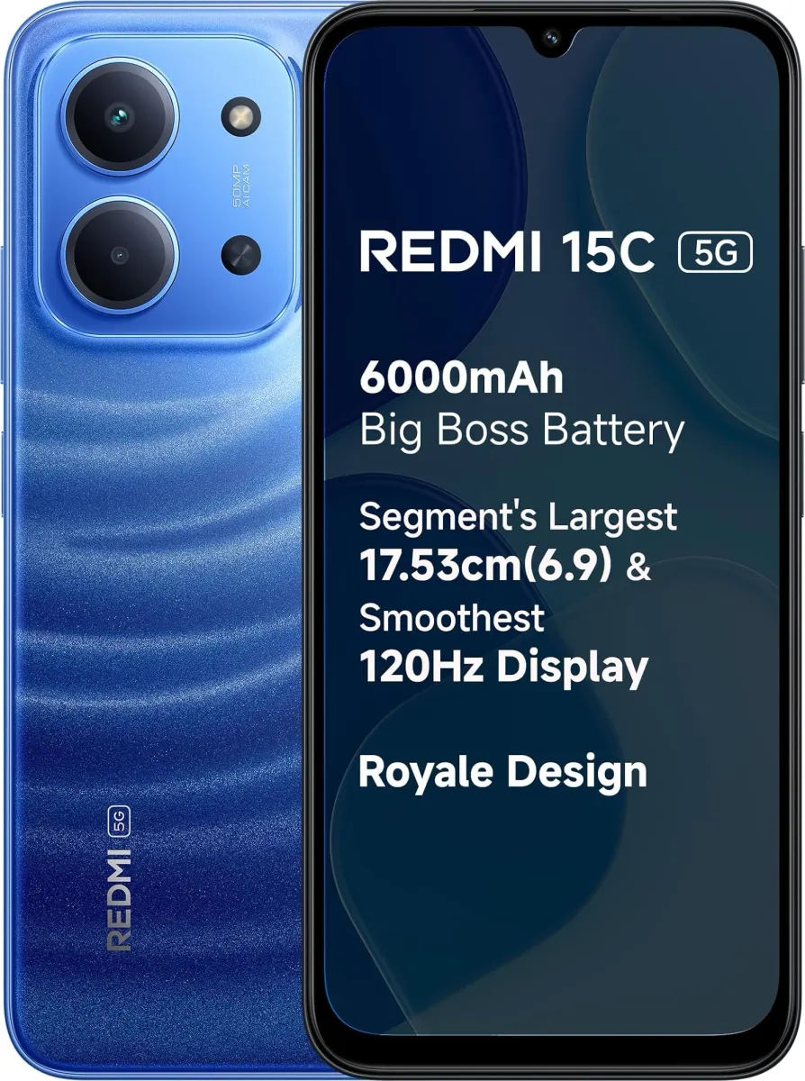 Xiaomi Redmi 15C 5G (8GB RAM + 128GB) Price in India 2026 - Full Specs ...