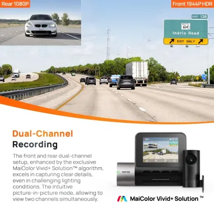 70mai A510 Dual Channel Dash Cam - Price in India (Jun 2026), Specs ...