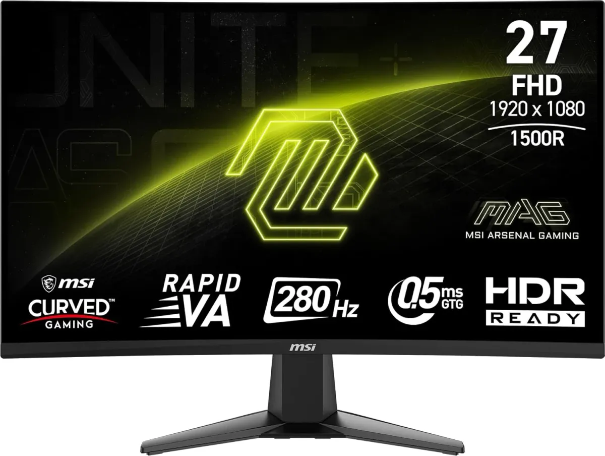 MSI MAG 276CXF 27 Inch Full HD Curved Gaming Monitor - Price in India ...