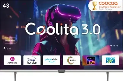 Coocaa 43S3U Plus 43 inch Full HD Smart LED TV - Price in India (May ...