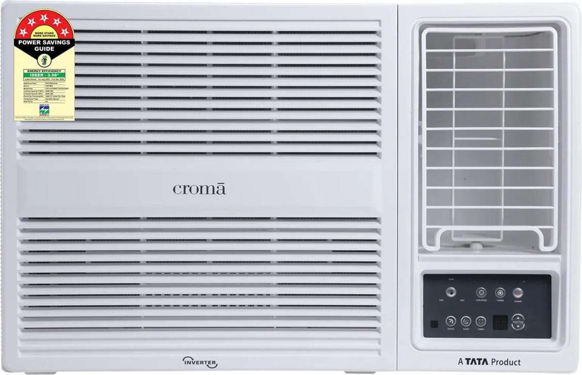 Croma CRLA018WIF193353 1.5 Ton 5 Star 2024 Inverter Window AC Price in ...