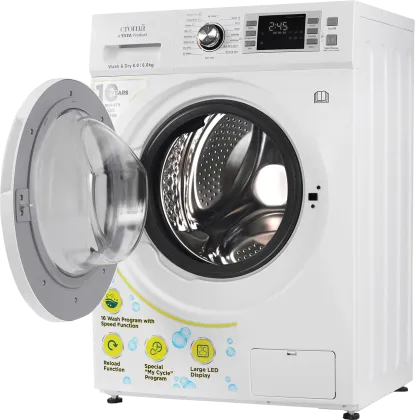 Croma CRLWWD0805W7991 8 kg Fully Automatic Front Load Washing Machine ...