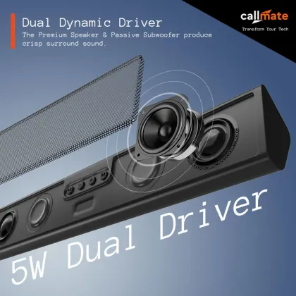 Callmate SoundMate 10W Bluetooth Soundbar Price in India 2025, Full ...