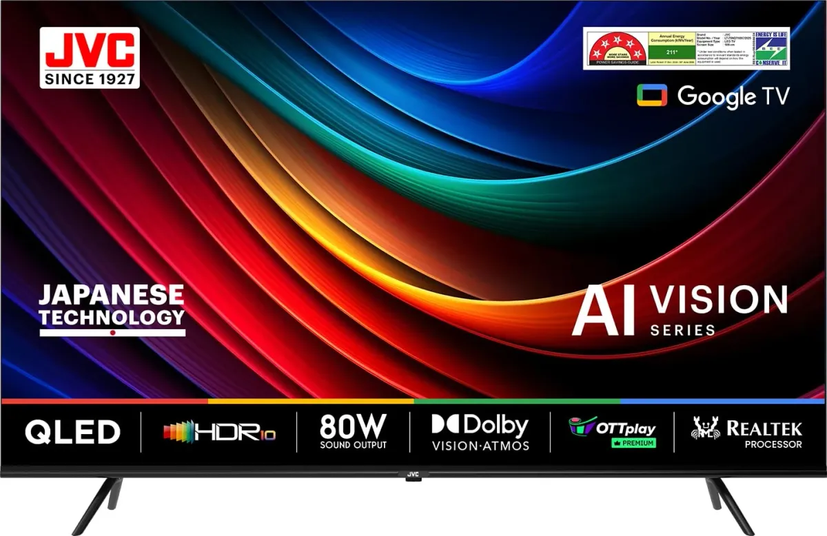 JVC LT-75NQ7165C 75 inch Ultra HD 4K Smart QLED TV - Price in India ...