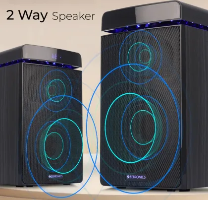 Zebronics BT4848RUCF 80W Bookshelf Speaker - Price in India (May 2026 ...