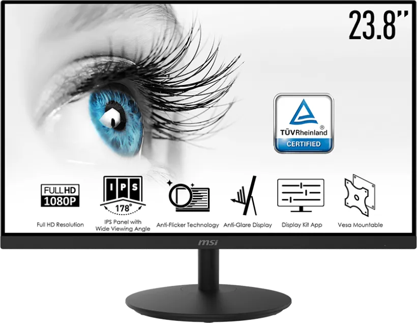 MSI PRO MP242 24 inch Full HD IPS Monitor - Price in India (May 2026 ...