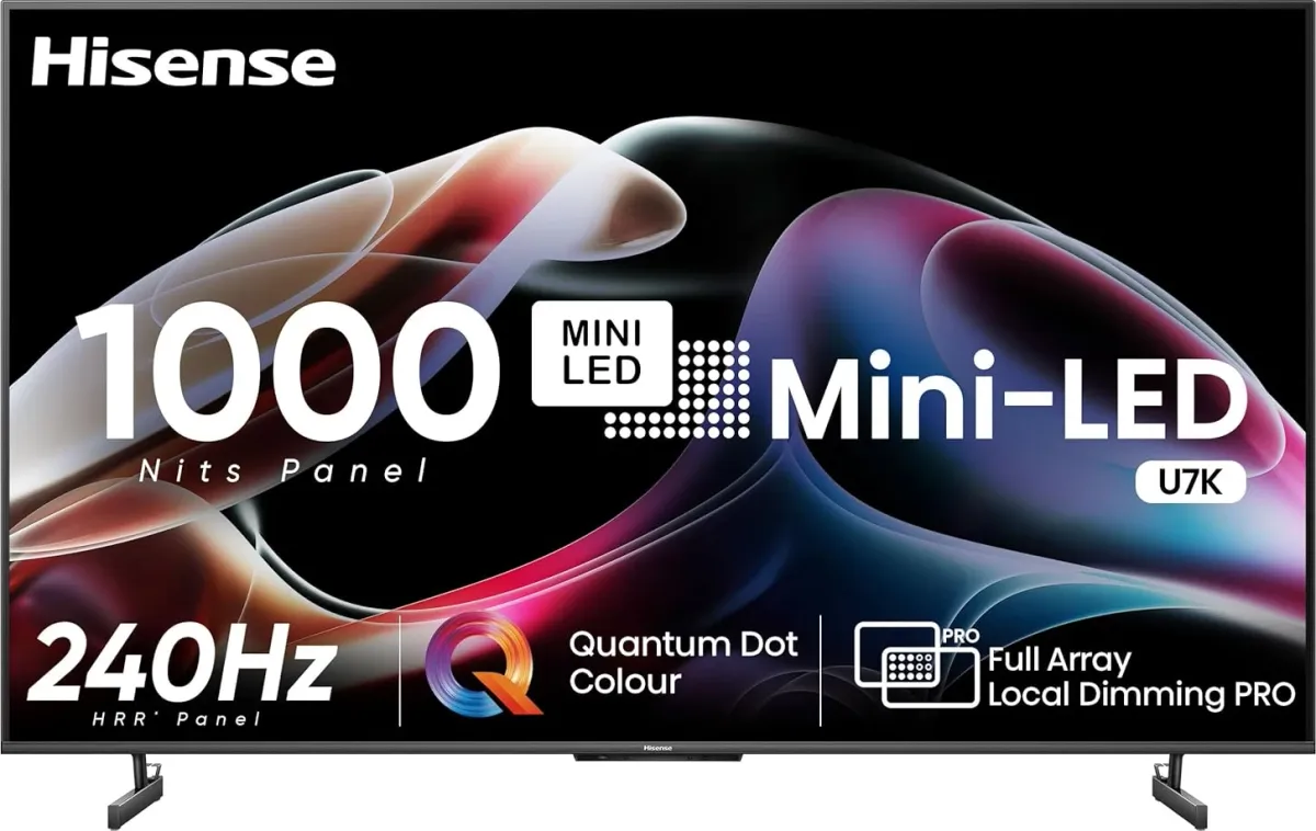 Hisense U7K 55 inch Ultra HD 4K Smart Mini LED TV (55U7K) Price in ...