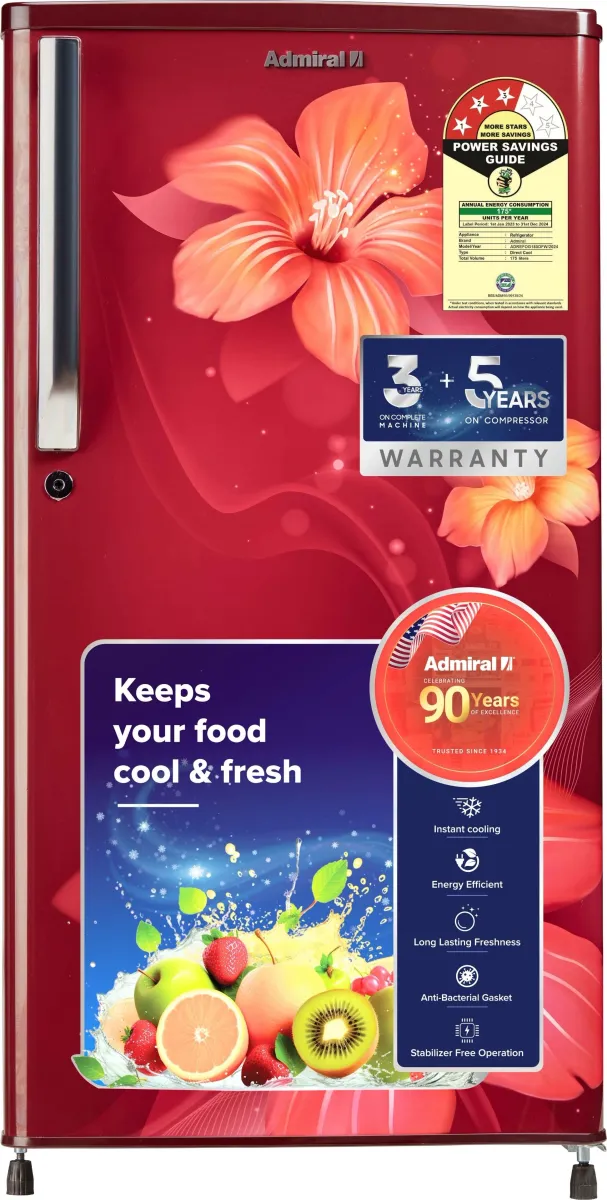 Admiral ADREFOG185DFW 175 L 3 Star Single Door Refrigerator Price in ...