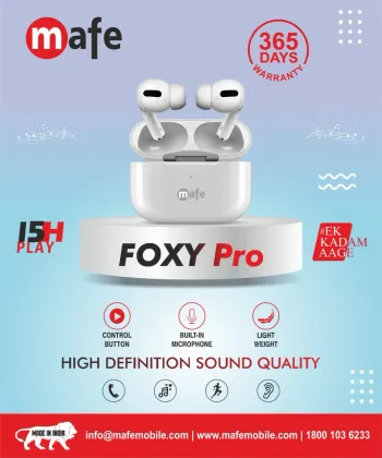 Mafe Foxy Pro True Wireless Earbuds Price in India 2025, Full Specs ...