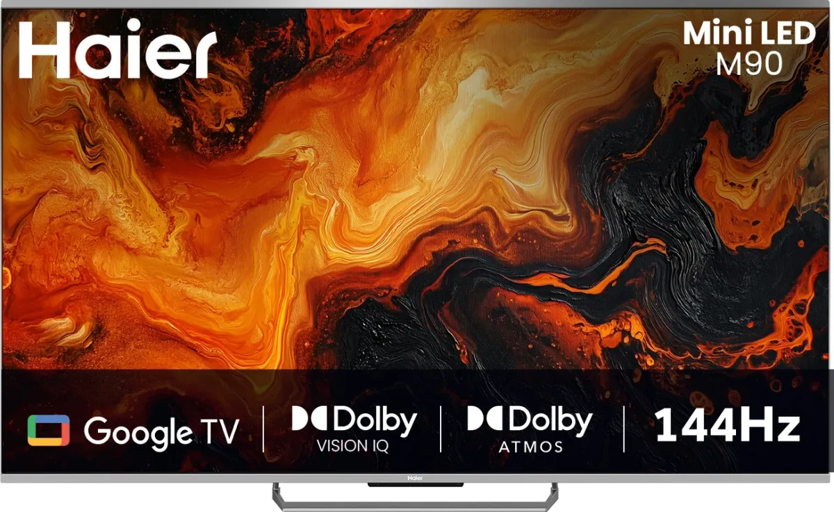 Haier M90E 55 inch Ultra HD 4K Smart Mini LED TV (H55M90EUX) Price in India 2025, Full Specs ...