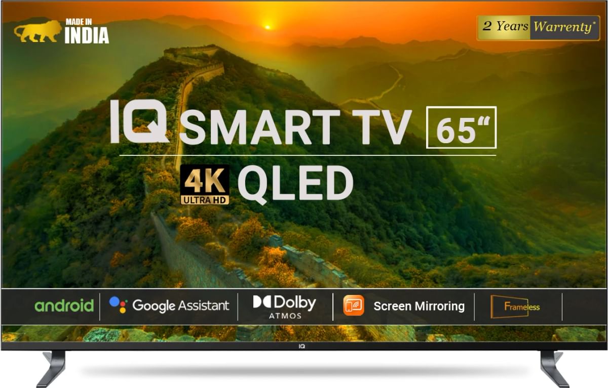 IQ IQFL65ST 65 inch Ultra HD 4K Smart LED TV Price in India 2025, Full ...