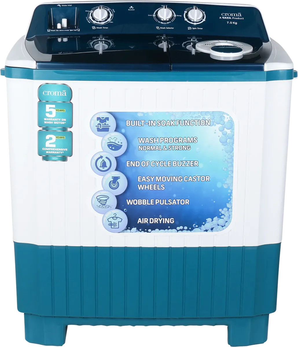 Croma CRAW2251 7 kg Semi Automatic Washing Machine - Price in India ...
