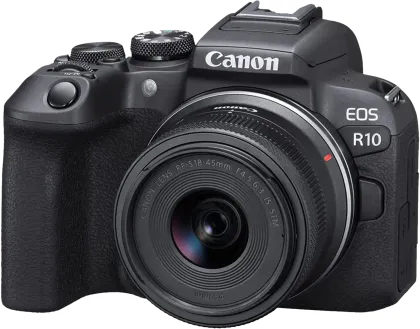 Canon EOS R10 24.2 MP Mirrorless Camera (RF-S 18-45mm F/4.5-6.3 IS STM ...