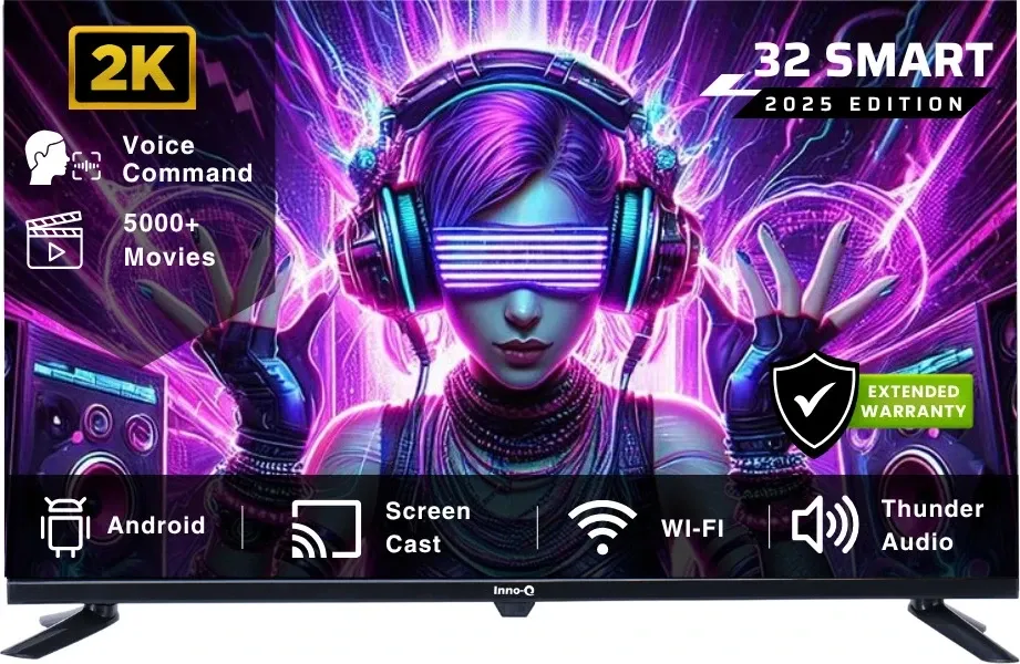 InnoQ 32S-SPCTADK 32 inch HD Ready Smart LED TV - Price in India (Apr ...