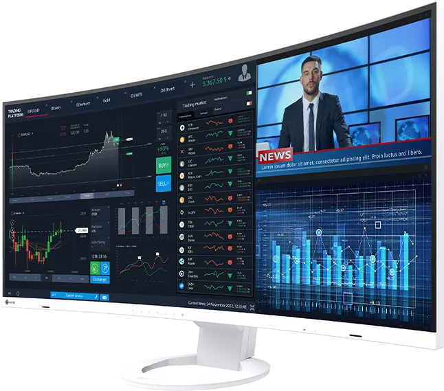 Eizo EV3895 37.5 inch UWQHD+ Curved Monitor Price in India 2025, Full ...