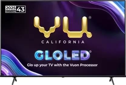 Vu GloLED 2025 Edition 43 inch Ultra HD 4K Smart LED TV (43GLOLED25 ...