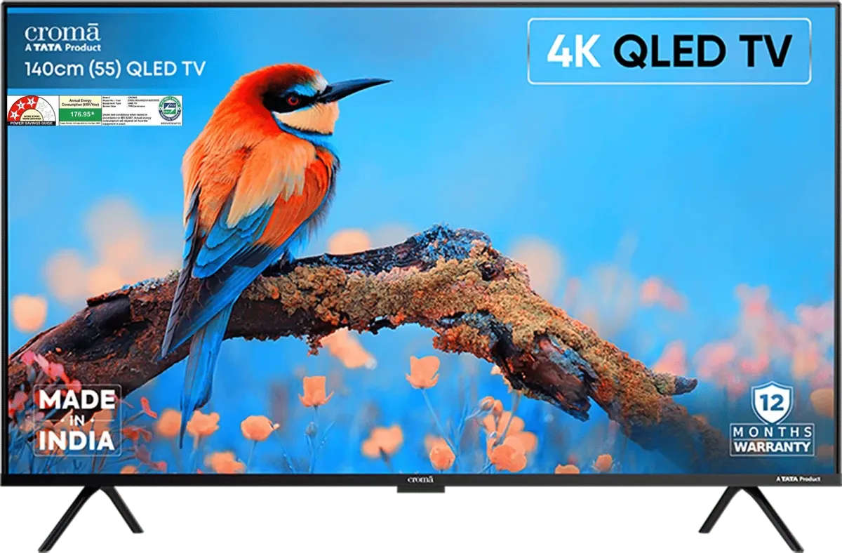 Croma CREL055UGQ331850 55 inch Ultra HD 4K Smart QLED TV Price in India ...