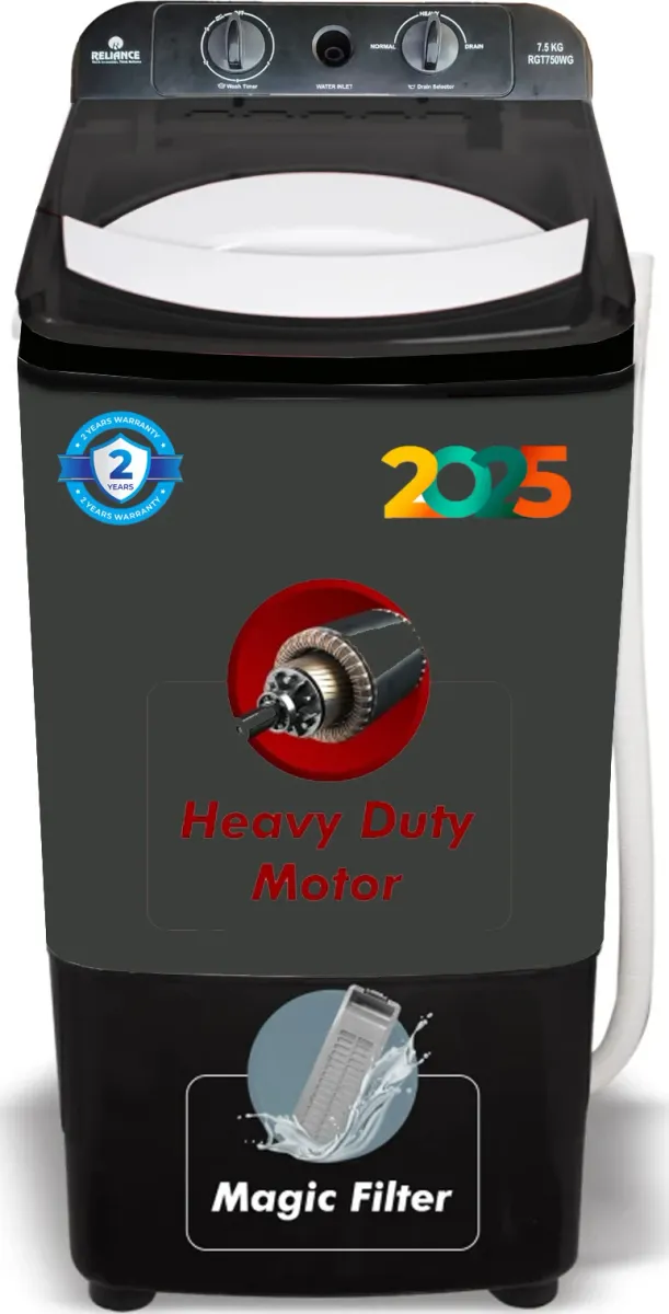 Reliance RGT750WG 7.5 kg Semi Automatic Washer only Price in India 2025 ...