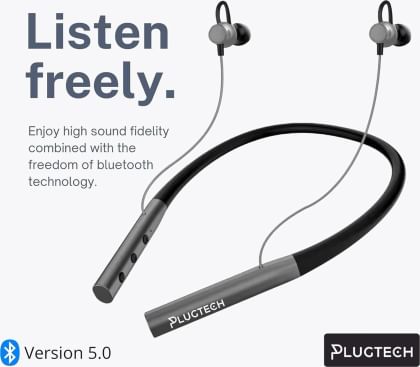 Plugtech GoNeck Pro 100 Wireless Neckband Price in India 2024, Full ...
