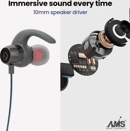 AMS NB-22 Wireless Neckband Price in India 2025, Full Specs & Review ...