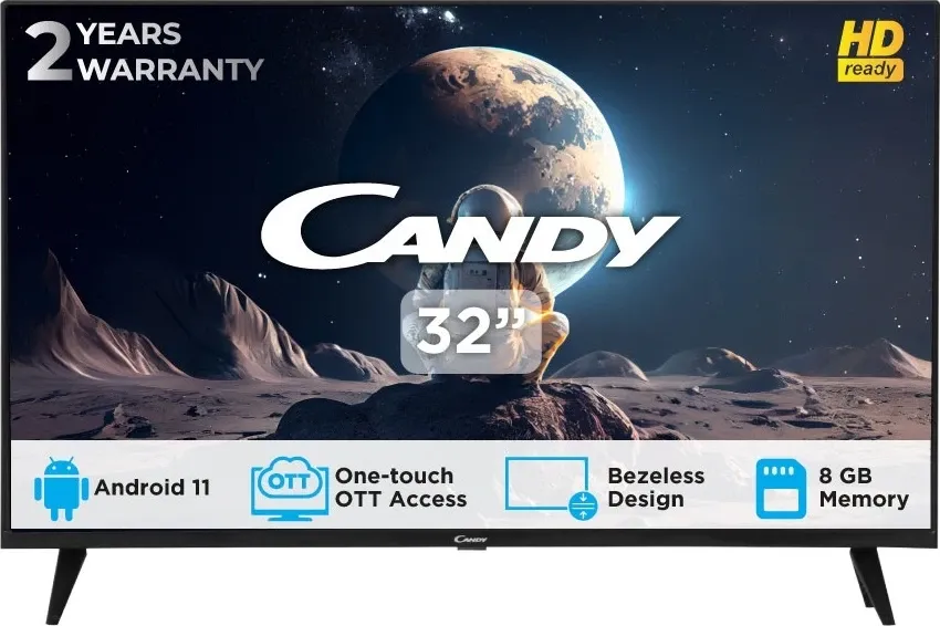 Candy CA32C9G 32 inch HD Smart LED TV - Price in India (Apr 2026 ...