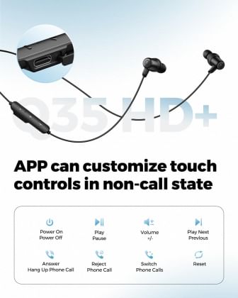 Soundpeats Q35 HD Plus Wireless Earphones Price in India 2025, Full ...
