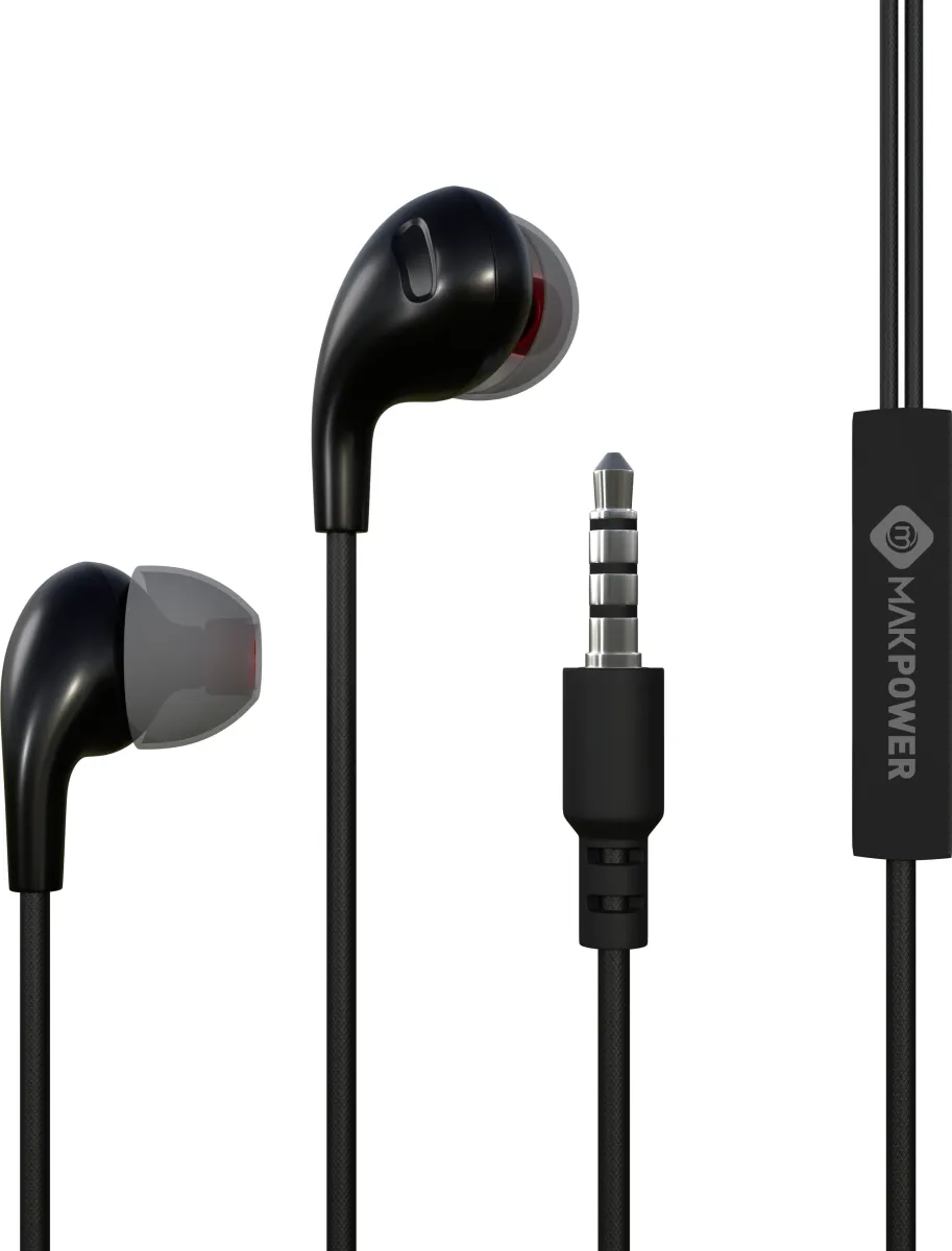 MAK Power HF-140 Wired Earphones Price in India 2025, Full Specs ...