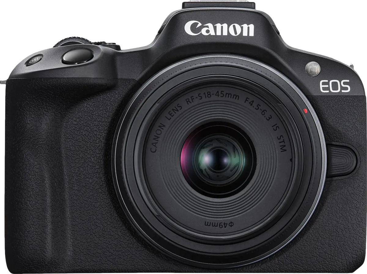 Canon EOS R50 24.2MP Mirrorless Camera with RF-S 18-45mm F/4.5-6.3 IS ...
