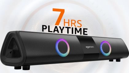 Amazon Basics RGB Lights 16W Bluetooth Soundbar Price in India 2024 ...