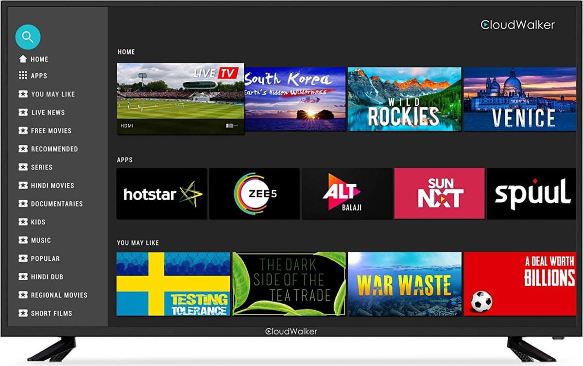 CloudWalker Cloud X2 55SUX2 55-inch Ultra HD 4K Smart LED TV Best Price in India 2022, Specs ...