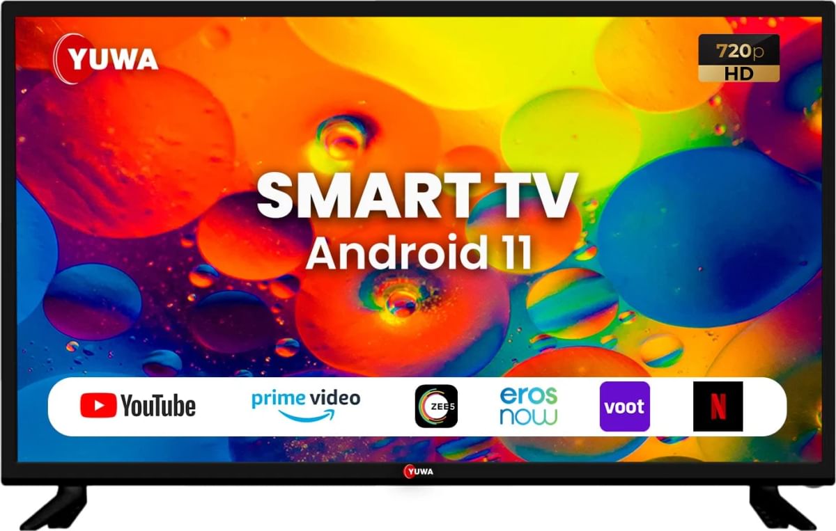 Yuwa NTY-32S 32 inch HD Ready Smart LED TV Price in India 2025, Full Specs & Review | Smartprix