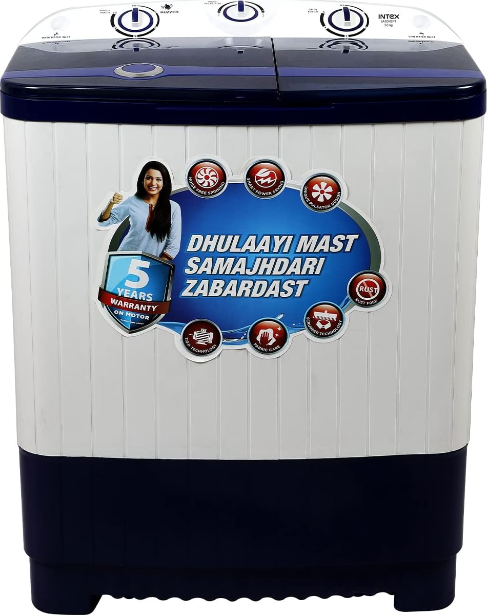 Intex SA70NBPT 7 Kg Semi Automatic Washing Machine Price in India 2025 ...