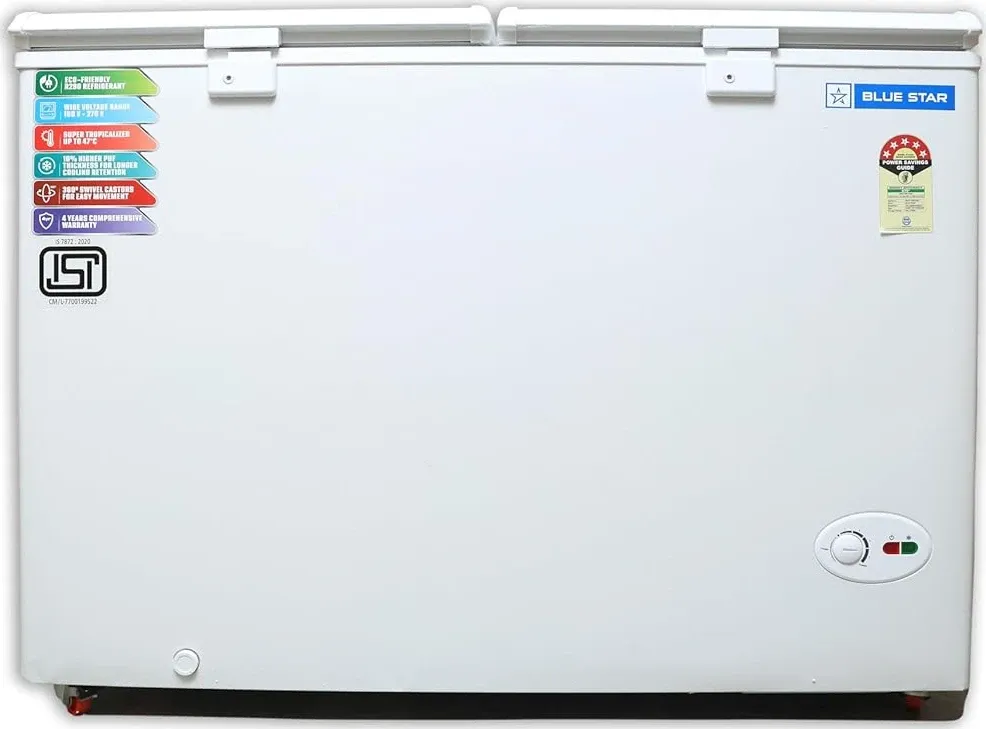 Blue Star CF5-330NEWY 310 L Double Door Deep Freezer Price in India 2025, Full Specs & Review ...