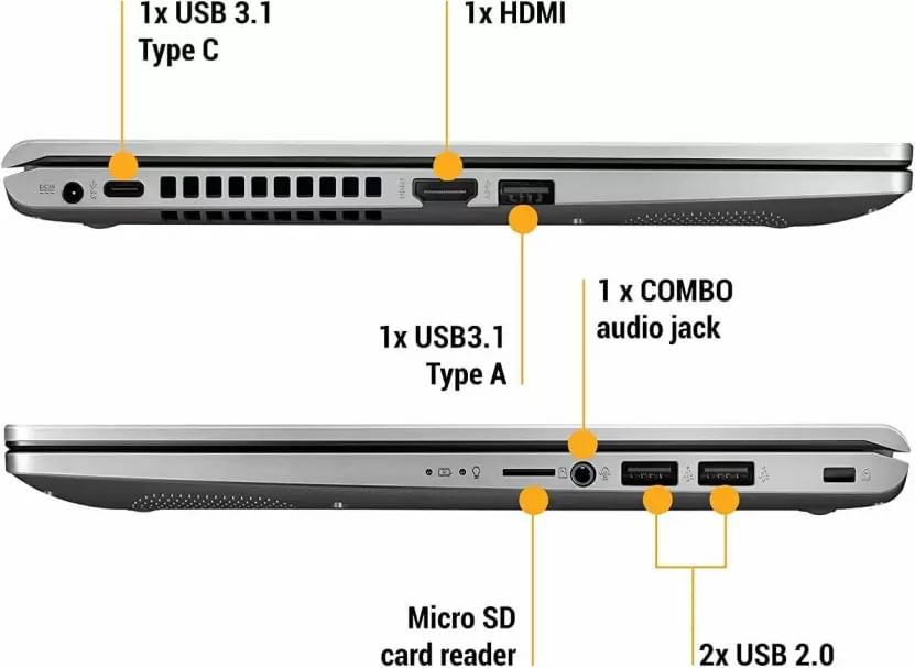 Asus VivoBook M509DA-BQ1067T Laptop (Ryzen 5/ 8GB/ 1TB/ Win10 Home ...