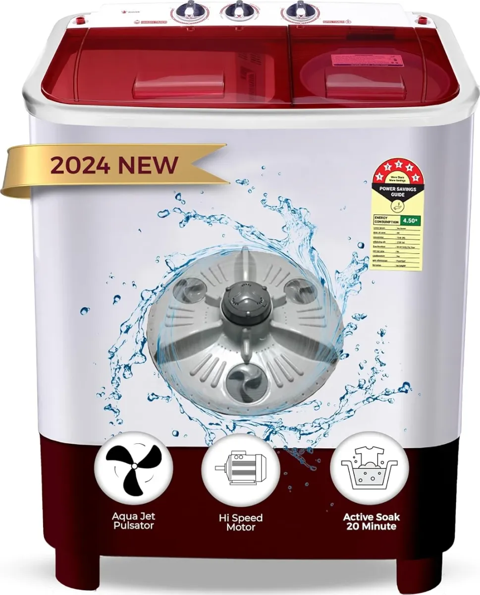 Power Guard PG75WM-BG-OP 7.5 Kg Semi Automatic Washing Machine Price in ...