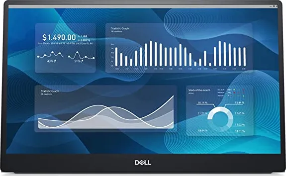 Dell C1422H 14 Inch Full HD Portable Monitor Price in India 2025, Full ...