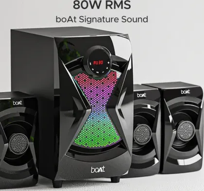 boAt Blitz 1500 Pro 80W Bluetooth Home Theatre Price in India 2025 ...