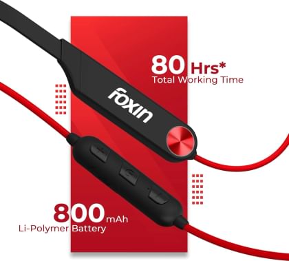 Foxin Foxbeat 220 Wireless Neckband Price in India 2024, Full Specs ...