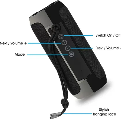 Zebronics Zeb-Action 10W Bluetooth Speaker - Price in India (Mar 2026 ...