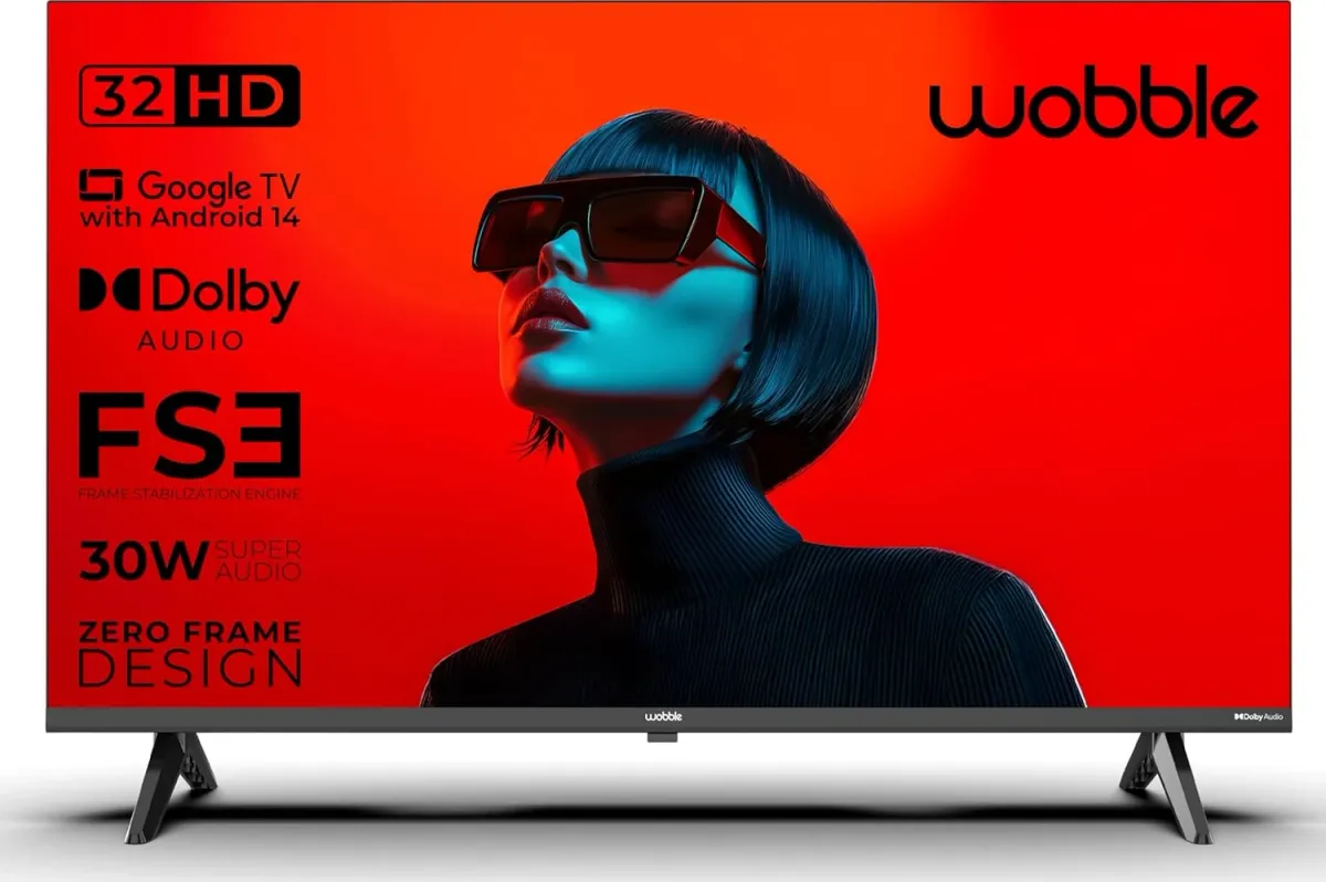 Wobble K Series 32 inch HD Ready Smart LED TV (WB32HDAGU2841D25 ...