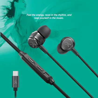 FINGERS Soundbounce Type-C Wired Earphones Price in India 2025, Full ...