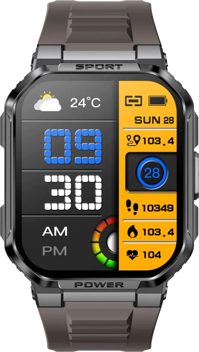 Microflash Military Smartwatch Price in India 2024, Full Specs & Review ...
