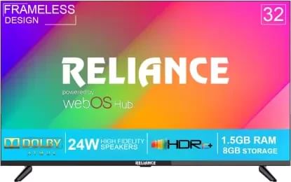 Reliance RGT32WB2496 32 inch Full HD Smart LED TV Price in India 2025 ...