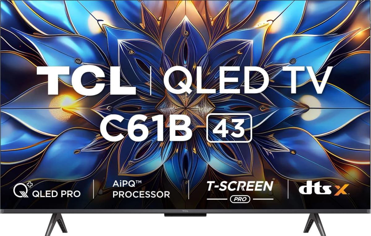 TCL C61B 43 inch Ultra HD 4K Smart QLED TV (43C61B) Price in India 2025, Full Specs & Review ...