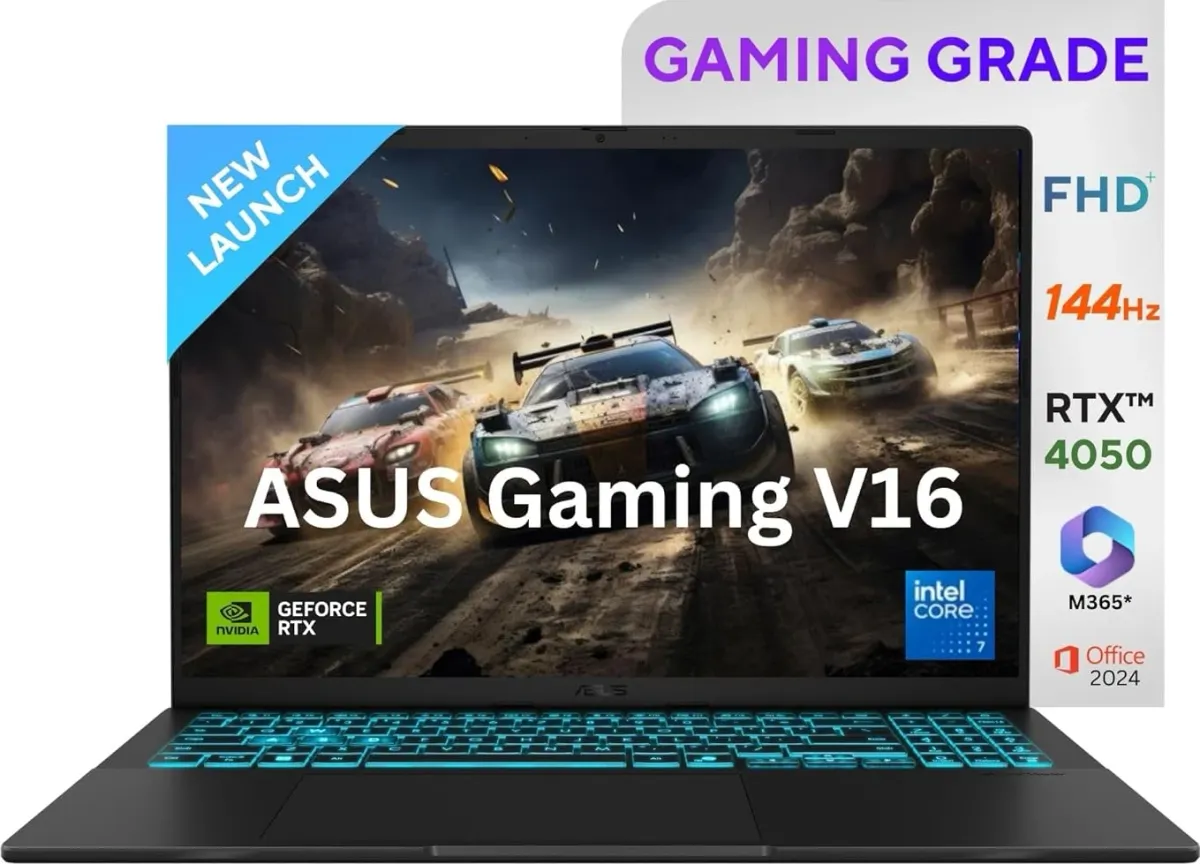 Asus Gaming V16 V3607VU-RP275WS Laptop ( Intel Core 7 240H/ 16GB/ 512GB SSD/ Win11 / 6GB Graph ...